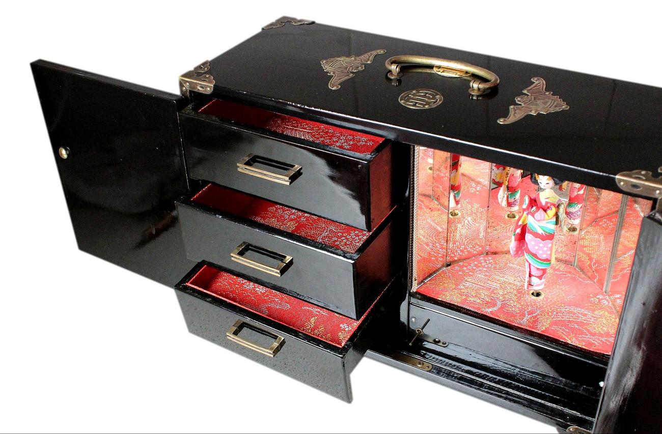Beautiful Japanese Vintage Musical Jewellery Box JB442